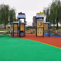 China GYX-E10 Flower Children's Playground Equipment 13500×16100mm with Electrostatic Powder Coating for sale