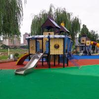 China GYX-E10 Flower Children's Playground Equipment 13500×16100mm with Electrostatic Powder Coating for sale