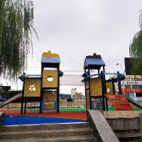China GYX-E10 Flower Children's Playground Equipment 13500×16100mm with Electrostatic Powder Coating for sale