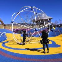 China GYX-E11 House Children's Playground Equipment 10500x7550mm with Zinc-Powder Coating for Amusement Parks for sale