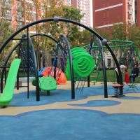 China GYX-E11 House Children's Playground Equipment 10500x7550mm with Zinc-Powder Coating for Amusement Parks for sale