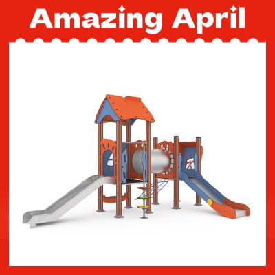 China Children Playground Equipment for Ages 3-12 | 114-127mm Posts | 1150x1150mm Deck | 5-7 Year Warranty for sale