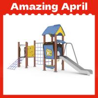 China Children Playground Equipment for Ages 3-12 | 114-127mm Posts | 1150x1150mm Deck | 5-7 Year Warranty for sale