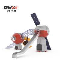 China Outdoor Playground Equipment for Ages 3-12 with 1150x1150mm Deck and 5-7 Year Warranty for sale