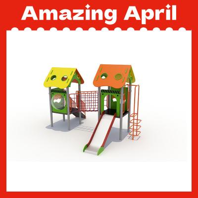 China New Style Children Playground Equipment Model 17601 for Ages 3-12 with 1150x1150mm Deck and 5-7 Year Warranty for sale