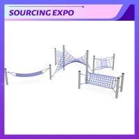 China New Style Children Playground Equipment Model 17601 for Ages 3-12 with 1150x1150mm Deck and 5-7 Year Warranty for sale