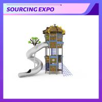 China New Style Children Playground Equipment Model 17601 for Ages 3-12 with 1150x1150mm Deck and 5-7 Year Warranty for sale