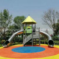China Outdoor Children Playground Slide Model 01501 - 1180×830×420 cm Dimensions with Factory Direct Pricing for sale