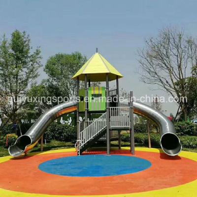 China Outdoor Children Playground Slide Model 01501 - 1180×830×420 cm Dimensions with Factory Direct Pricing for sale