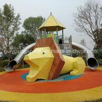 China Outdoor Children Playground Slide Model 01501 - 1180×830×420 cm Dimensions with Factory Direct Pricing for sale