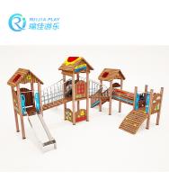 China Children Playground Equipment with 114mm/127mm Posts and 1150x1150mm Deck - Safety Certified Outdoor Play Structure for sale