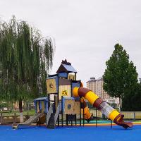 China Outdoor Playground Equipment Model 15201 with 114-127mm Posts and 1150x1150mm Deck Platform for sale