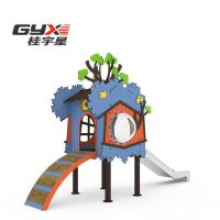 China LLDPE Outdoor Playground Equipment Model 18401 with Galvanized Steel Frame and Anti-UV Protection for sale