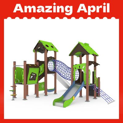 China Children Playground Slide Model 00101 - 1130x960x480cm Outdoor Amusement Equipment with TUV ISO Certifications for sale