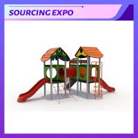 China Children Playground Slide Model 00101 - 1130x960x480cm Outdoor Amusement Equipment with TUV ISO Certifications for sale