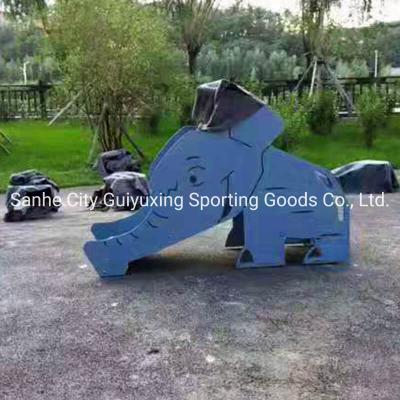 China Outdoor Children's Slide Model 00901 - 720x210x380 cm Commercial Playground Equipment with Safety Certification for sale