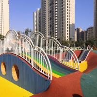 China Outdoor Children's Slide Model 00901 - 720x210x380 cm Commercial Playground Equipment with Safety Certification for sale