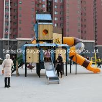 China Outdoor Children's Slide Model 00901 - 720x210x380 cm Commercial Playground Equipment with Safety Certification for sale