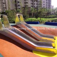 China Outdoor Children Playground Slide Model 01101 - 1160x1390x440 cm Safety-Certified Play Equipment for sale