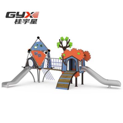 China Commercial Outdoor Playground Slide Model 01501 - 1180×830×420 cm Customizable Kindergarten Equipment for sale