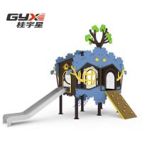 China Commercial Outdoor Playground Slide Model 01501 - 1180×830×420 cm Customizable Kindergarten Equipment for sale