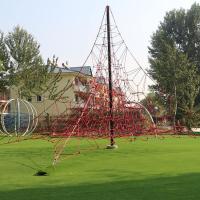 China Outdoor Rope Climbing Structure Playground Equipment for Kids 1150x790x500 cm Children Slide 02601 for sale