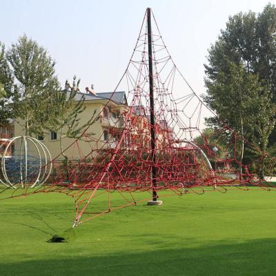 China Outdoor Rope Climbing Structure Playground Equipment for Kids 1150x790x500 cm Children Slide 02601 for sale