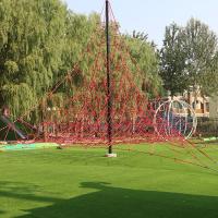 China Outdoor Rope Climbing Structure Playground Equipment for Kids 1150x790x500 cm Children Slide 02601 for sale