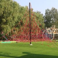 China Outdoor Rope Climbing Structure Playground Equipment for Kids 1150x790x500 cm Children Slide 02601 for sale
