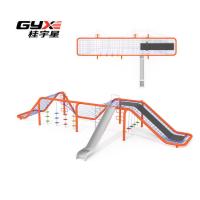 China Outdoor Rope Climbing Structure Playground Equipment for Kids 1150x790x500 cm Children Slide 02601 for sale