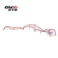 China Outdoor Rope Climbing Structure Playground Equipment for Kids 1150x790x500 cm Children Slide 02601 for sale