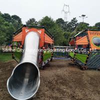 China Commercial Children's Playground Slide Model 02701 - 760x460x450 cm Outdoor Play Equipment with TUV & ISO Certifications for sale