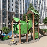 China Commercial Children's Playground Slide Model 02701 - 760x460x450 cm Outdoor Play Equipment with TUV & ISO Certifications for sale