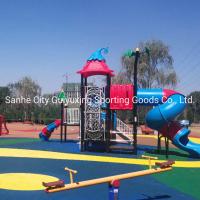 China Small Equipment Preschool Plastic Playground Outdoor Equipment for sale
