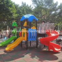 China Small Equipment Preschool Plastic Playground Outdoor Equipment for sale