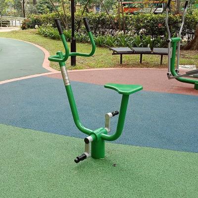 China Outdoor Exercise Bike Fitness Equipment - Zero Resistance Stationary Bike with Adjustable Seat for Parks & Outdoor Gyms for sale