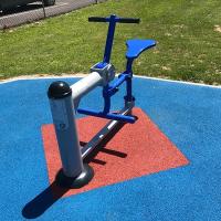 China The Rider Outdoor Fitness Equipment - Upright Rowing Machine for Full-Body Workout with 5-15 Minute Sessions for sale