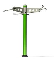 China Outdoor Pull Up Station with 6 Handles for 3 Users - High-Strength Steel Construction for Parks & Gyms for sale