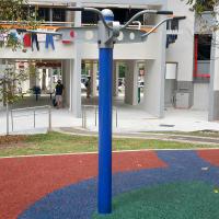 China Outdoor Pull Up Station with 6 Handles for 3 Users - High-Strength Steel Construction for Parks & Gyms for sale