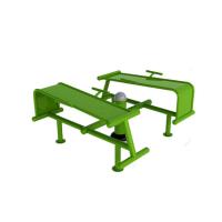 China Outdoor Gym Equipment Sit-Up Board with Adjustable Incline and Resistance Bands for Core Strength Training for sale