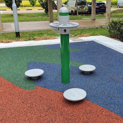 China Outdoor Fitness Hip Twister Exercise Equipment for 1-3 Users with Weather-Resistant Steel Construction for sale