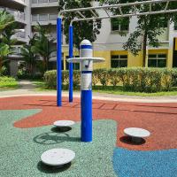 China Outdoor Fitness Hip Twister Exercise Equipment for 1-3 Users with Weather-Resistant Steel Construction for sale