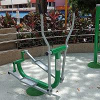 China Outdoor Gym Equipment Elliptical Cross Trainer - Weather-Resistant Steel Construction with Adjustable Resistance for Ages 11+ for sale