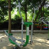 China Outdoor Gym Equipment Elliptical Cross Trainer - Weather-Resistant Steel Construction with Adjustable Resistance for Ages 11+ for sale