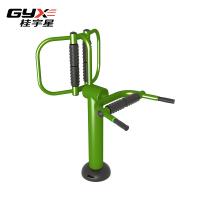 China Outdoor Fitness Equipment Waist and Back Massager with Tai Chi Spinners - High-Strength Steel Construction for sale