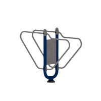 China Outdoor Fitness Push Up & Dip Station 180x63x160cm Galvanized Steel Equipment for Parks for sale
