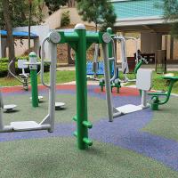 China Commercial Outdoor Leg Press Machine with Isokinetic Spring Resistance for 2 Users - Weather-Resistant Steel Construction for sale