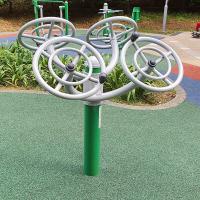 China Taichi Spinner Outdoor Fitness Equipment with 4 Adjustable Wheels and Dual-User Capacity for All Ages for sale