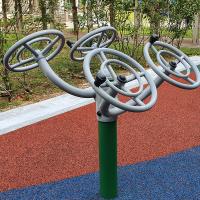 China Taichi Spinner Outdoor Fitness Equipment with 4 Adjustable Wheels and Dual-User Capacity for All Ages for sale