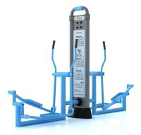China GYX-X03 Outdoor Elliptical Cross Trainer 2500×800×2000mm with 3.0mm Steel Construction and Dual Powder Coating for sale